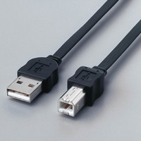 フラットUSB2.0準拠ケーブル（ABタイプ） - USB2-Fシリーズ